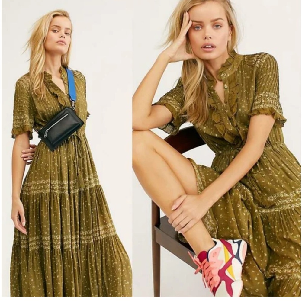 Free People - Rare Feelings Maxi Dress - Xl - Gem